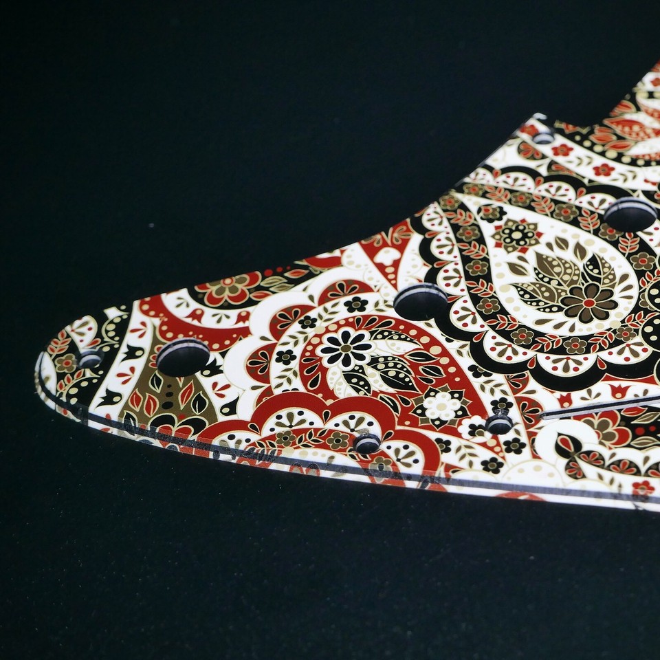 Fender Strat Pickguard • Paisley #11 • Custom Pickguard • Graphic ...