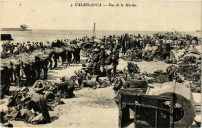 CPA AK MAROC CASABLANCA - Vue de la Marine (280469) | eBay