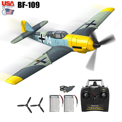 BF-109 Warbird Fighter 2.4G 4CH RC Airplane Fixed Wing 6-Axis Gyro ...