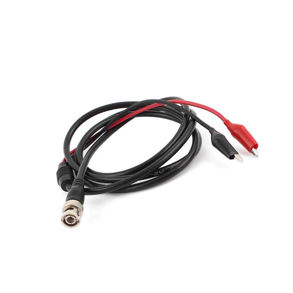1PCS Coaxial Cable BNC Male Q9 to Dual Alligator Clip Test lead Cable ...