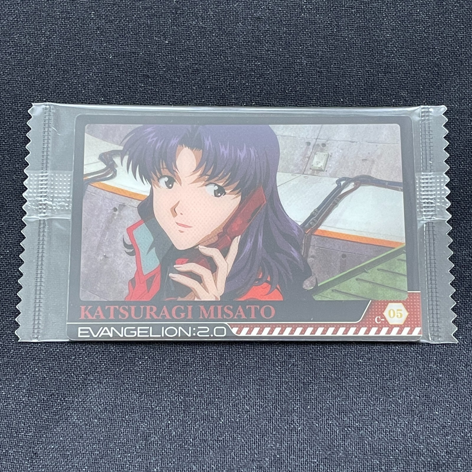 Evangelion 2 Wafer Card C-05 KATSURAGI MISATO BANDAI 2010 Japanese F/S ...