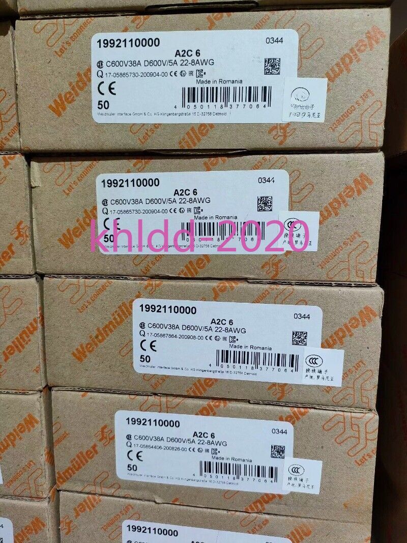 50pcs Weidmuller Connecting terminal A2C 6 1992110000 | eBay