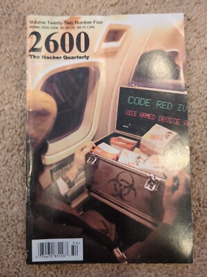 2600 The Hacker Quarterly Magazine - Winter 2005-2006 | eBay