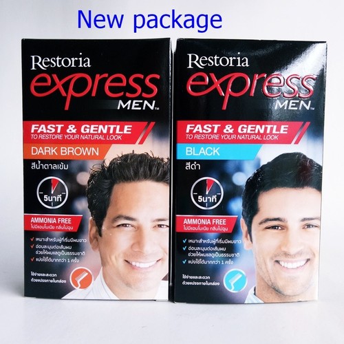 Restoria Express For Men Restoring Hair Dye Cover Grey Hair Styling ...