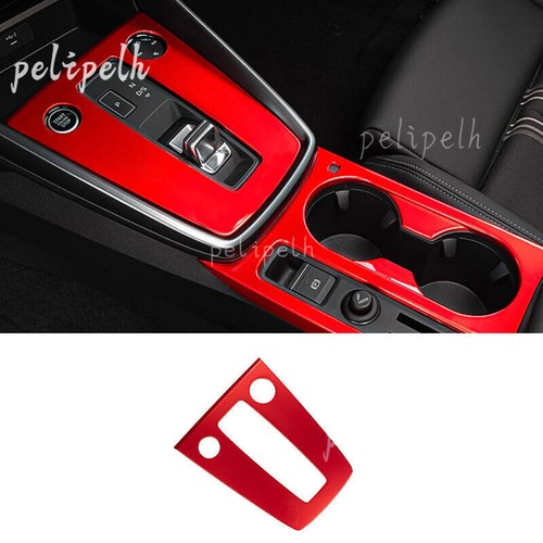 For Audi A3 2022-2024 ABS Passion Red Central Console Gear Shift Frame ...