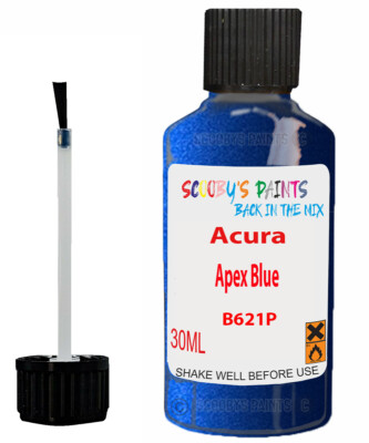 Paint Touch Up For Acura Mdx Apex Blue Code B621P Scratch Car Chip ...
