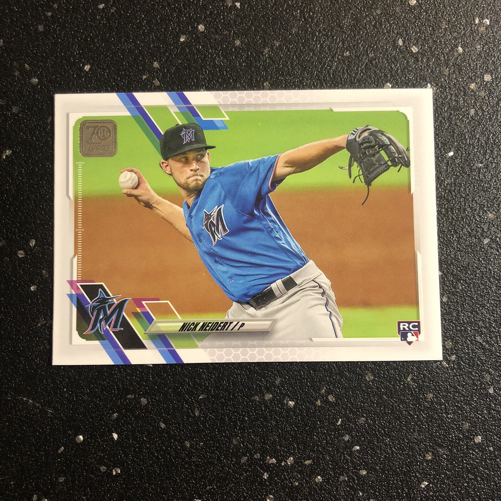 Nick Neidert RC 2021 Topps Series One Baseball #324 MLB Miami Marlins ...