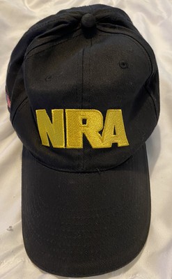 NRA Black Cloth Baseball Hat Cap With Official Logo | eBay