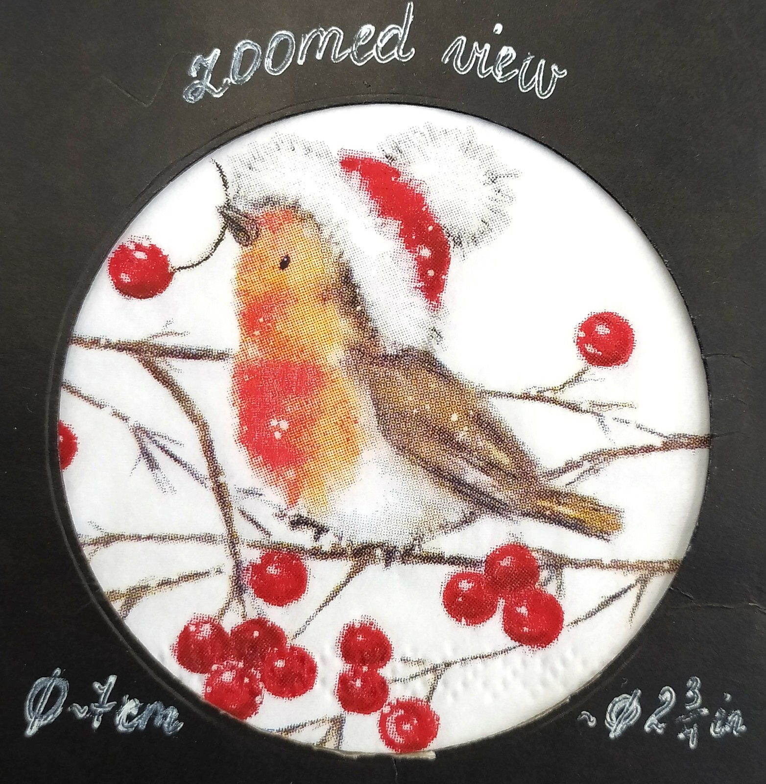 Z116# 3 x Single SMALL Paper Napkins For Decoupage Robin Bird Pair On ...