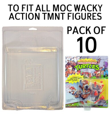 10 Pack of Protective Cases For MOC Wacky Action TMNT Figures - AFTDLX ...