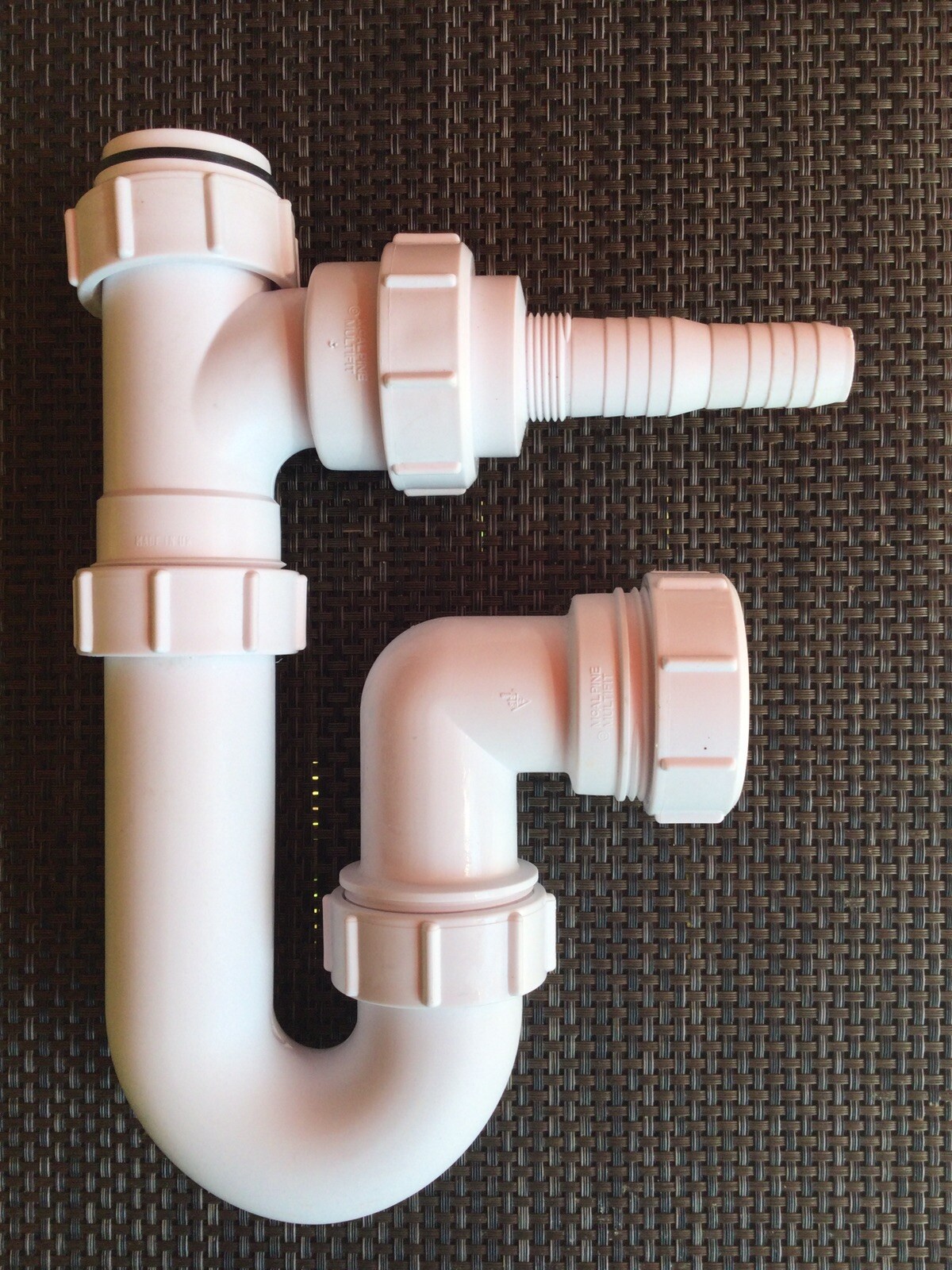 Kitchen Sink Waste Trap Single Appliance Spigot Washing Machine OR ...