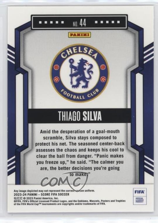2023-24 Panini Score FIFA Orange Lasers /35 Thiago Silva #44 | eBay