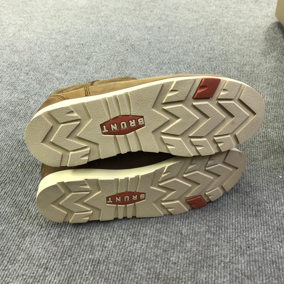 Brunt Bolduc Boots Mens Size 11.5 Brown Leather Pull On Work Safety Toe ...