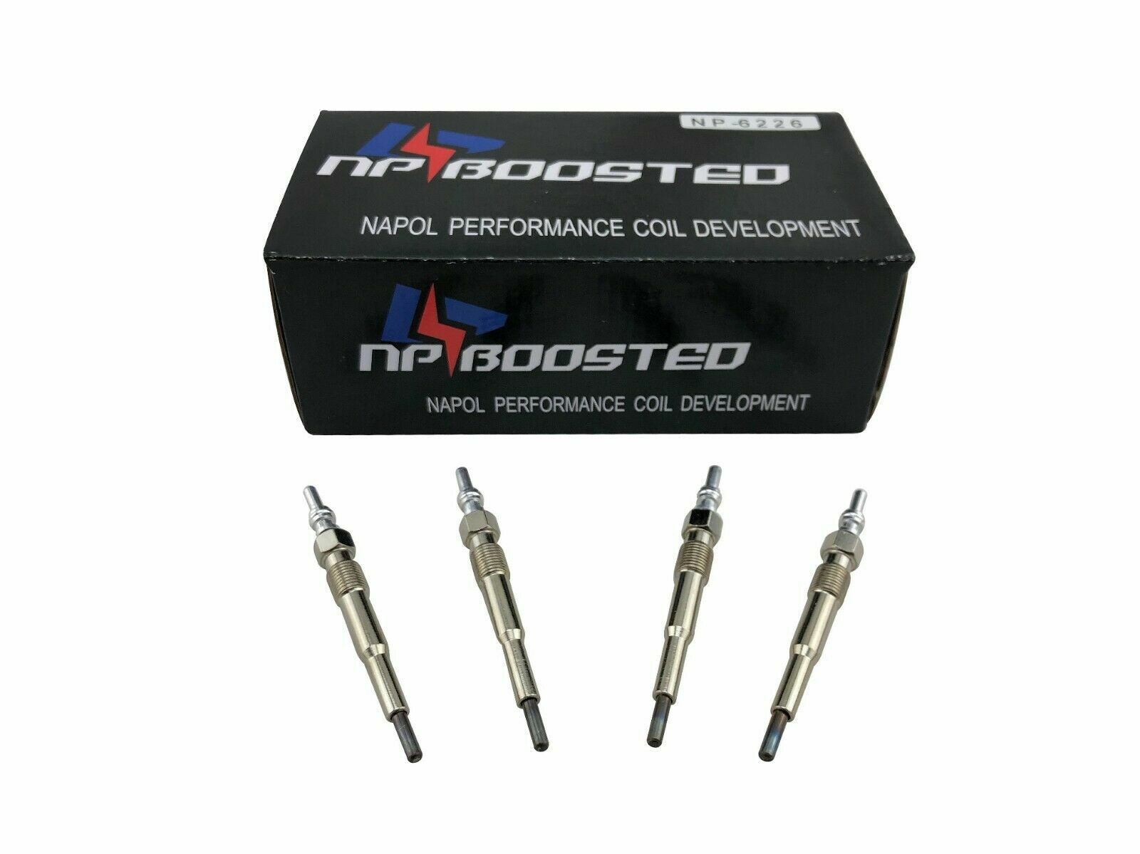 4 Pcs Set Diesel Glow Plug Plugs Dual Coil for VW Golf Passat Jetta 1 ...