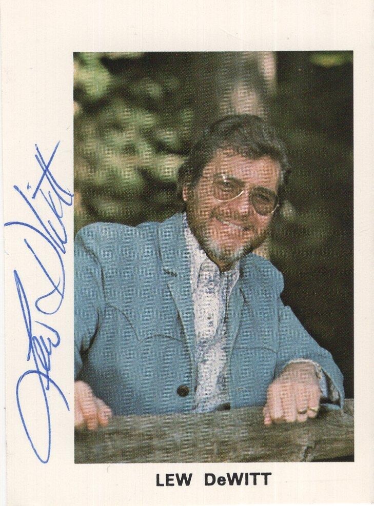 Lew DeWitt- Signed Photograph (Country Singer) | eBay