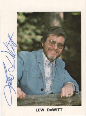 Lew DeWitt- Signed Photograph (Country Singer) | eBay
