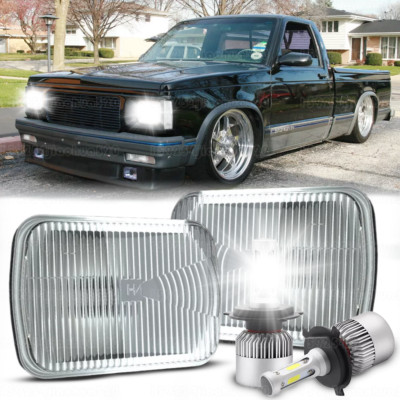 For Chevy S10 1982-1993 Pickup Monte Carlo Pair 7x6" 5X7" LED ...
