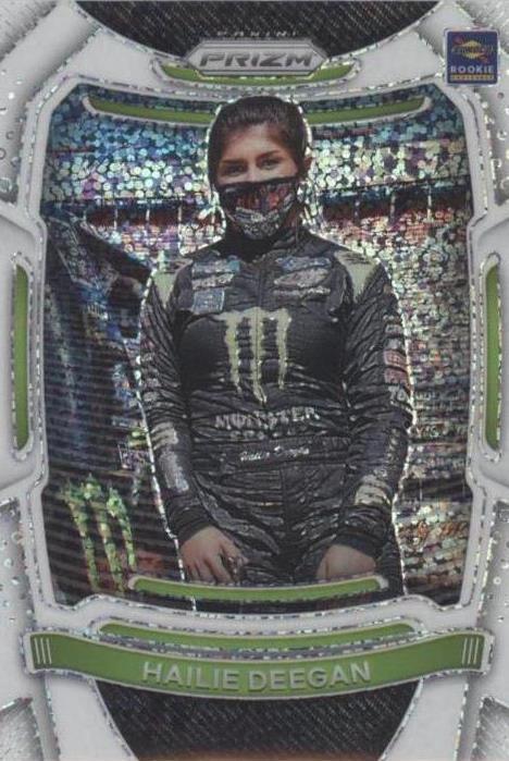 2021 Panini Prizm - Hailie Deegan #35 White Sparkle Prizm No Sunglasses ...