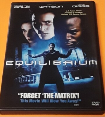 EQUILIBRIUM DVD Movie Action Sci-fi Future Thriller Christian Bale Emily Watson | eBay