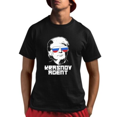 Agent Krasnov Trump Shirt 2025 Size S to 5 XL | eBay