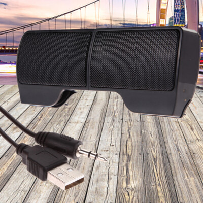 Mini Wired Portable Computer Speaker USB Powered Speaker for Desktop ...