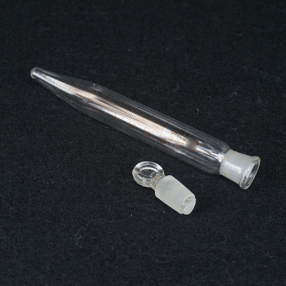 5-100ml Lab Glass Conical Bottom Centrifuge Tube Scaled With Stopper ...