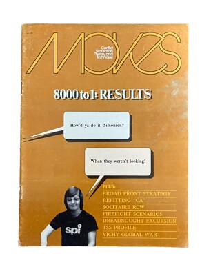 Vintage SPI MOVES Magazine #30 December-January 1977 Tabletop RPG ...