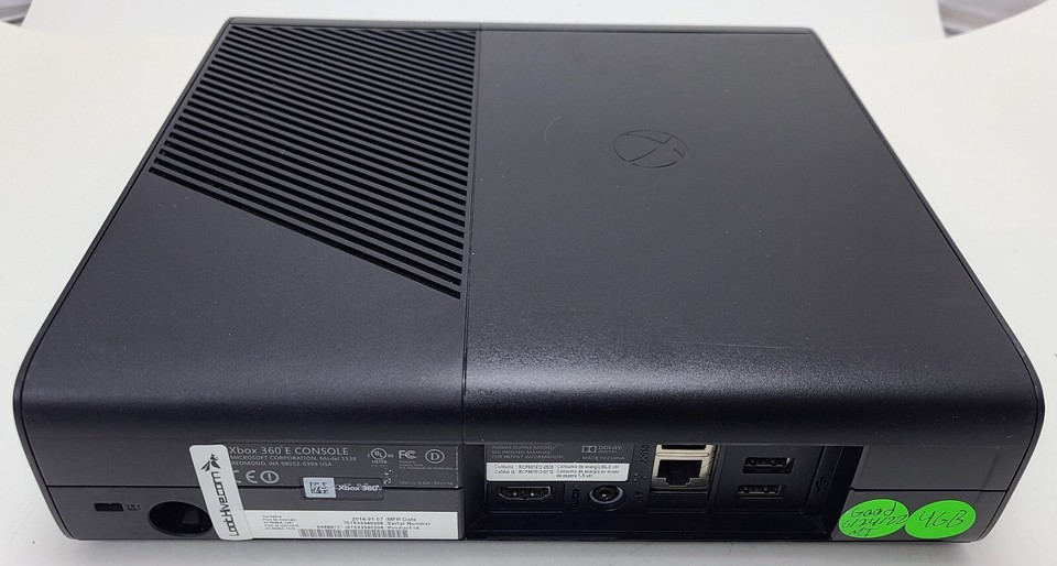 Microsoft XBox 360 E System BLACK Video Game Console 250GB Wireless ...