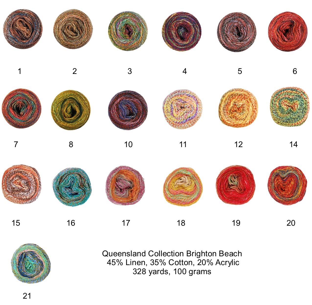 Brighton Beach Yarn from Queensland Collection: 17 colors available | eBay