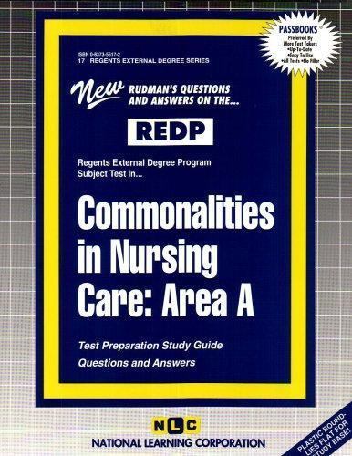 Regents External Degree Series (REDP) Ser.: Commonalities in Nursing ...