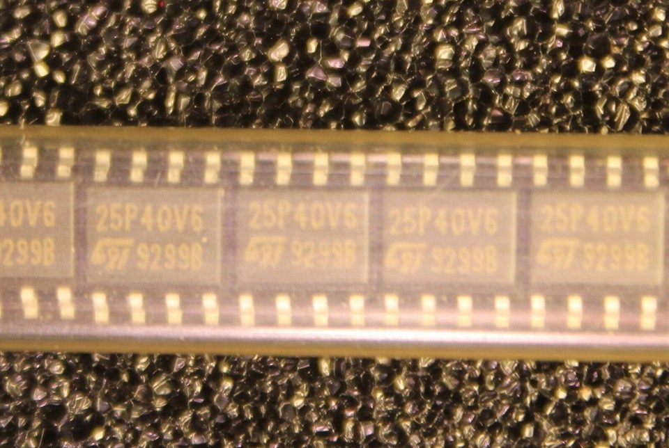 ST Microelectronics 25P40V6G Serial FLASH 4Mbit SPI 50MHz 2.7V to 3.6V ...