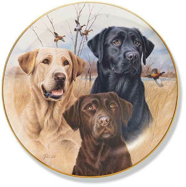 Three Labradors by Jim Killen Labrador Retrievers Collection Plate Wild ...