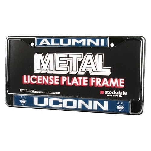 Uconn Huskies Alumni Metal License Plate Frame W/domed Insert - Alumni ...