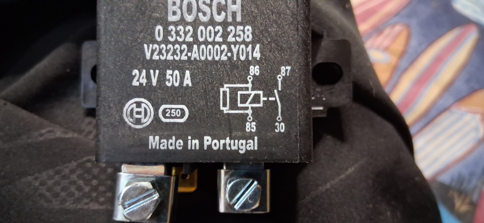 BOSCH 0332002258 Normal Open Power Relay - Pins, 24 V, 50 A - Single5 ...