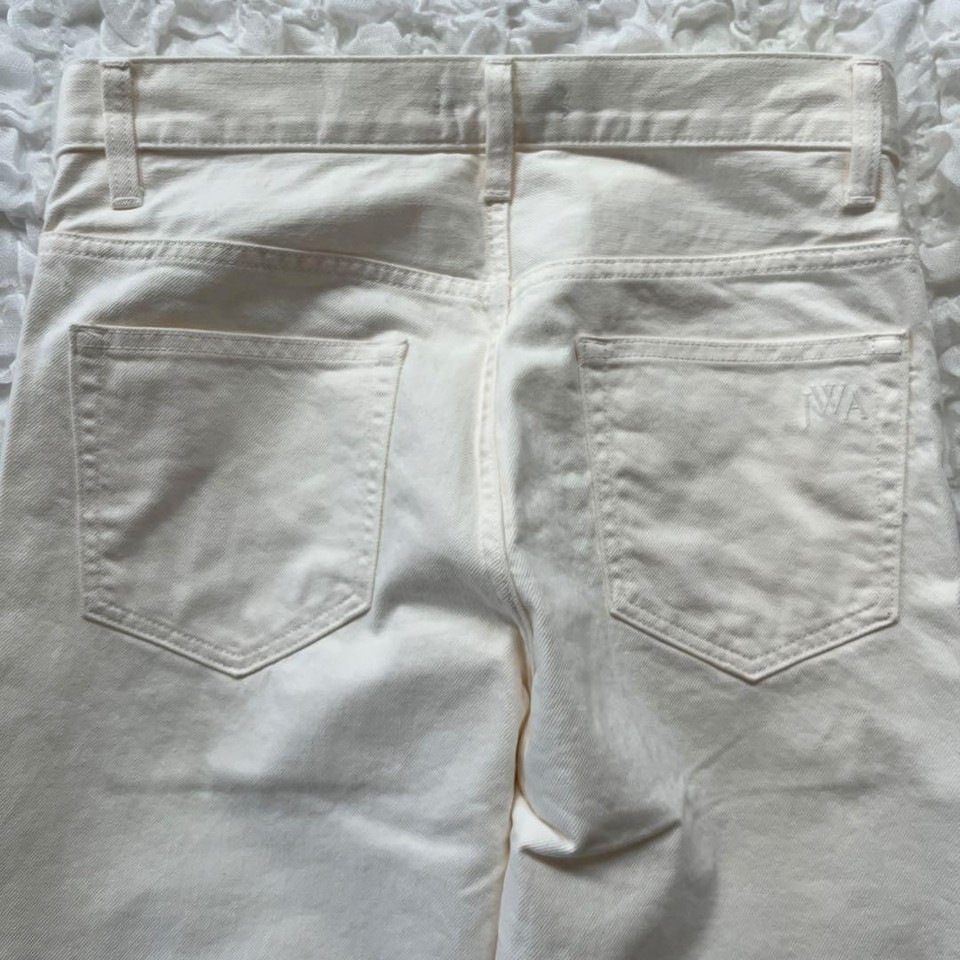 UNIQLO JWANDERSON Men’s White Denim Pants Jacket Size 29 Excellent Cond ...