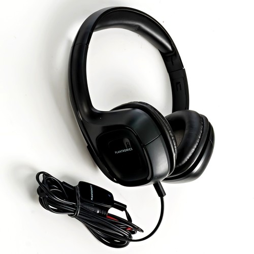 🎧 Plantronics A355 Wired Headphones with Mic Gaming Home Office | eBay