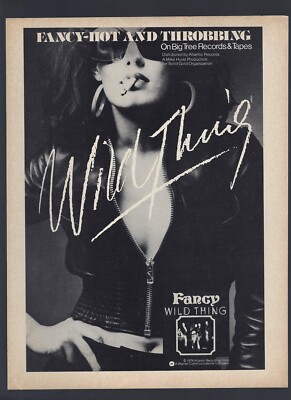 Fancy Wild Thing 1975 Small Poster Type Ad, Promo Advert | eBay