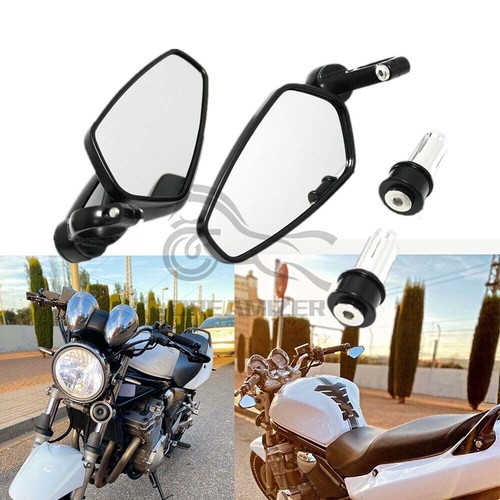 For Kawasaki ER-6N /Ninja ZX10R ZX6R 300 Motorcycle Handle Bar End View ...