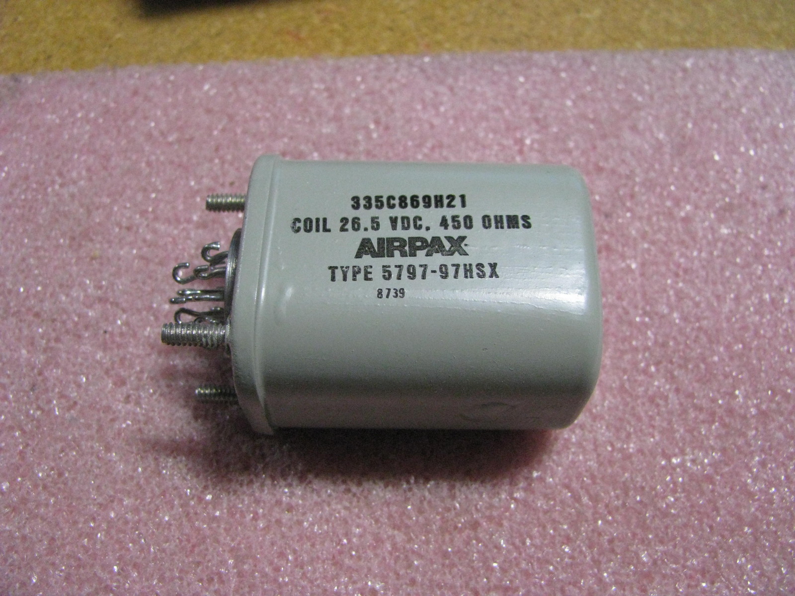 AIRPAX RELAY # 5797-97HSX NSN: 5945-00-081-2754 # 335C869H21 | eBay