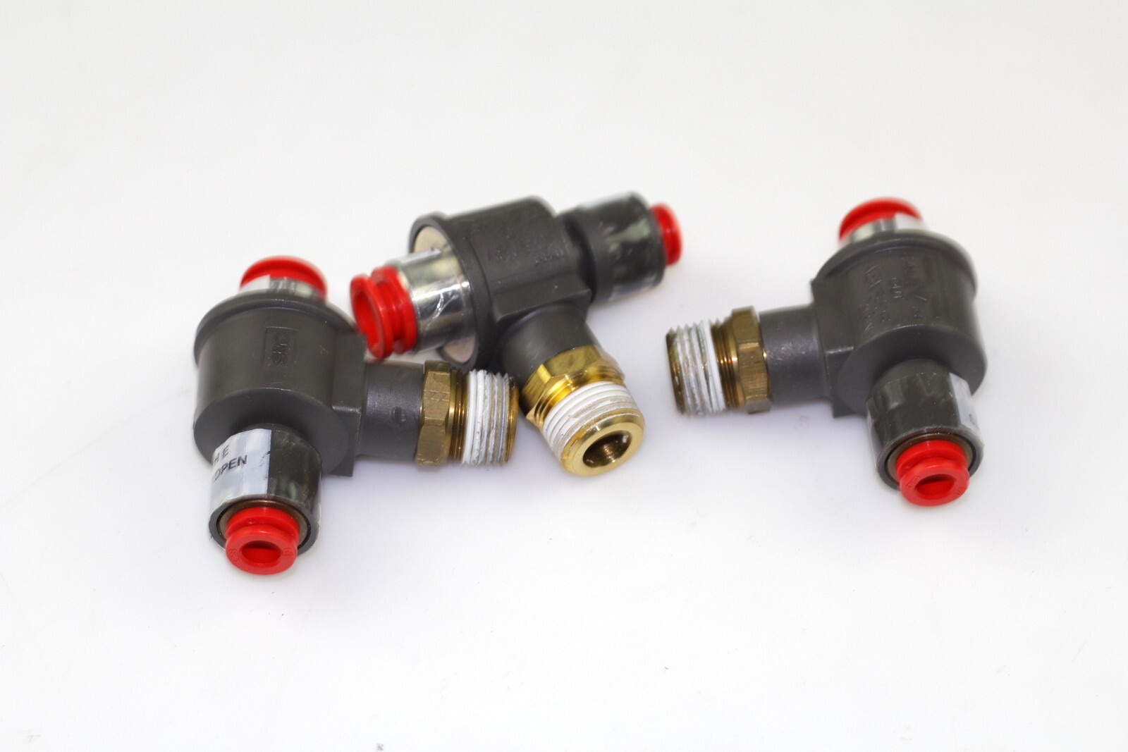 Lot of 3 SMC ASV510F Speed Exhaust Control Valve | eBay