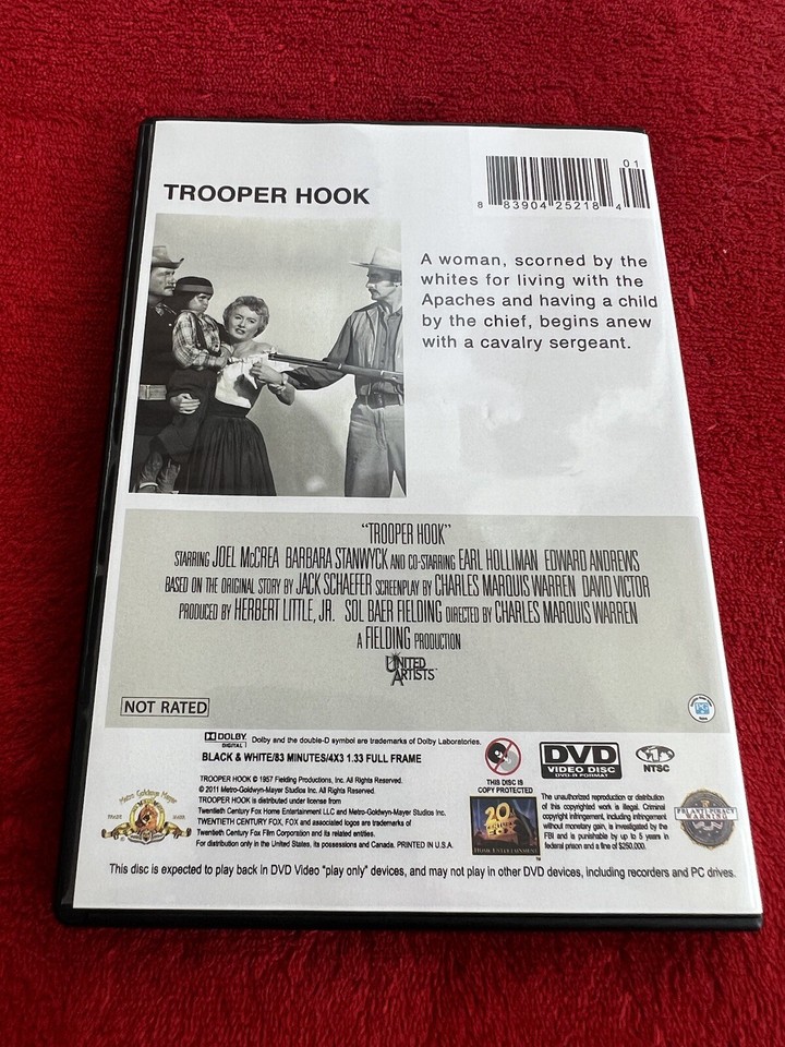 Trooper Hook (DVD, 1957) 883904252184 | eBay