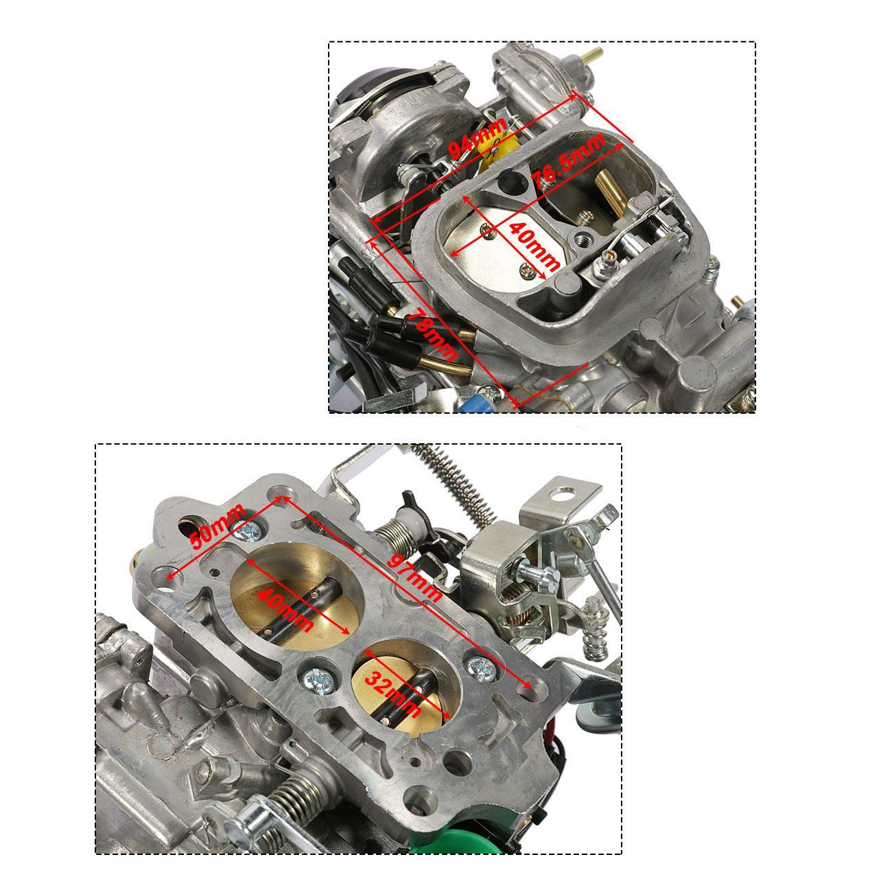 NEW 2-Barrel Carburetor Carb Automatic Choke For 81-87 Toyota 22R ...