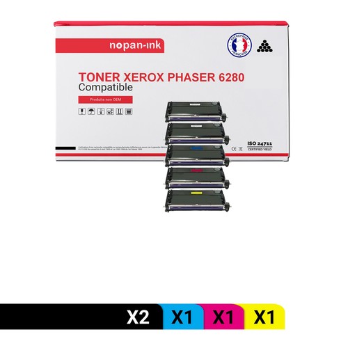 Toners XEROX 106R01395 Noir x2 + Couleur Compatible x5 NOPAN-INK | eBay