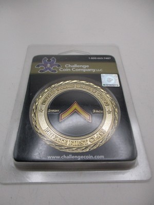 US Marine Corps Private First Class PFC E-2 Rank Challenge Coin / NEW ...
