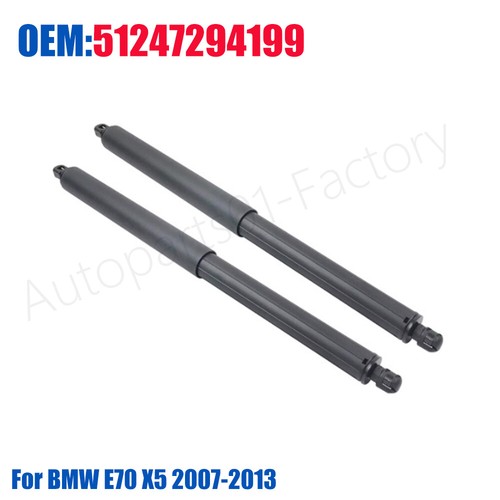 2PCS Tailgate Lift Supports Shock Struts 51247294199 For BMW E70 X5 ...