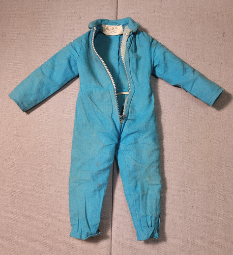 Vintage GI Joe Blue Adventure Team Copter Rescue Flight Suit Jumpsuit ...
