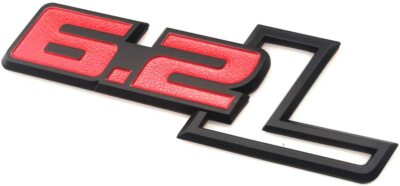 6.2L Emblem Side Fender Decal 3D Badge Replacement for Truck Red | eBay