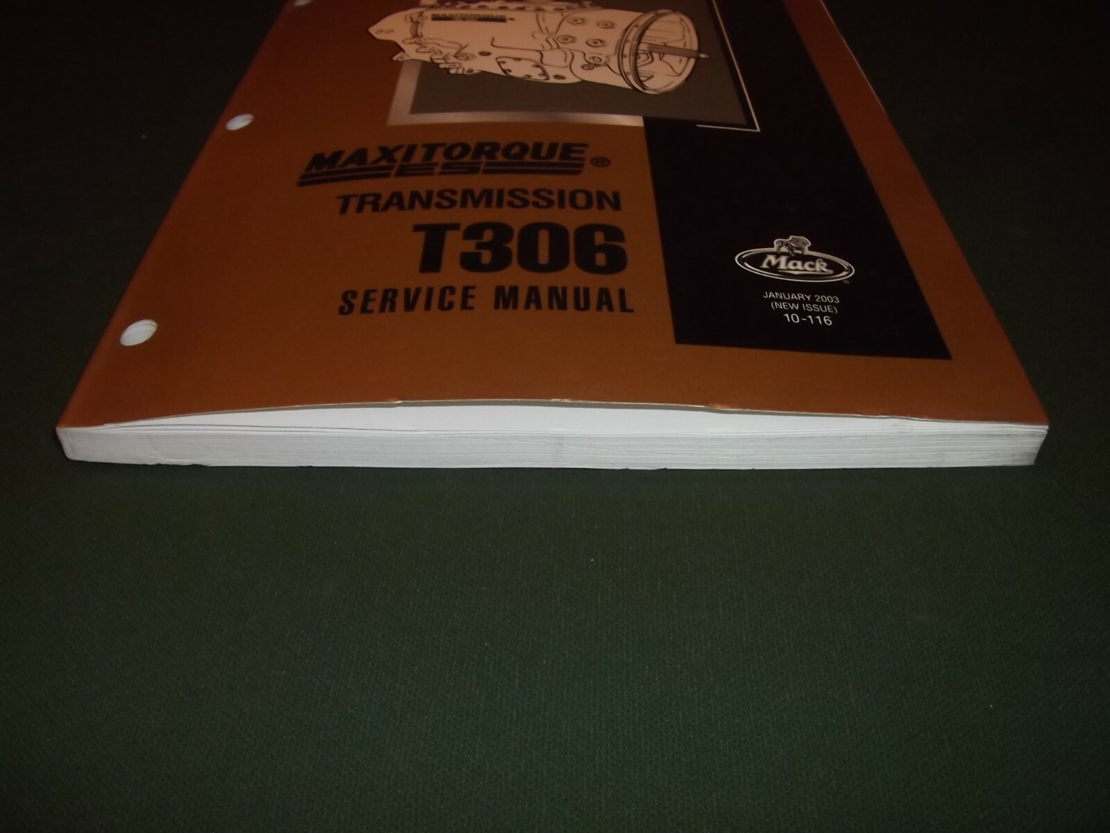 Mack Maxitorque Es T306 Transmissions Réparation Service Magasin Manuel ...