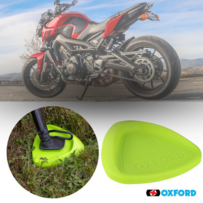 Bike Side Stand Pad Puck Oxford Motorcycle Support StandMate - Fluo ...