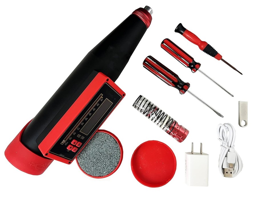 Digital Hammer Test Concrete Rebound Hammer Tester with USB ...